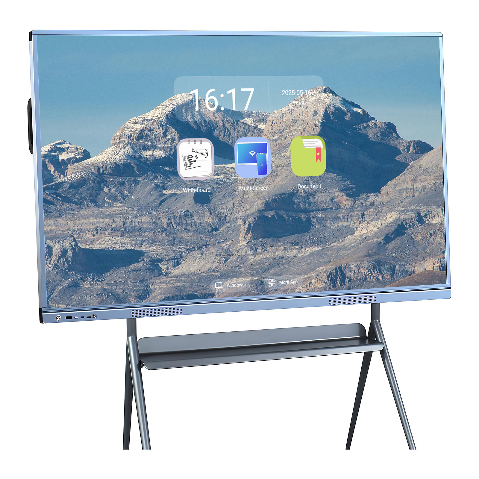JYXCN 4K UHD Smart Board 55", Touch Screen Digital Electronic Calendar All-In-One Smartboard ...